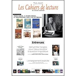 Les Cahiers de lecture 16-3 - SODEP